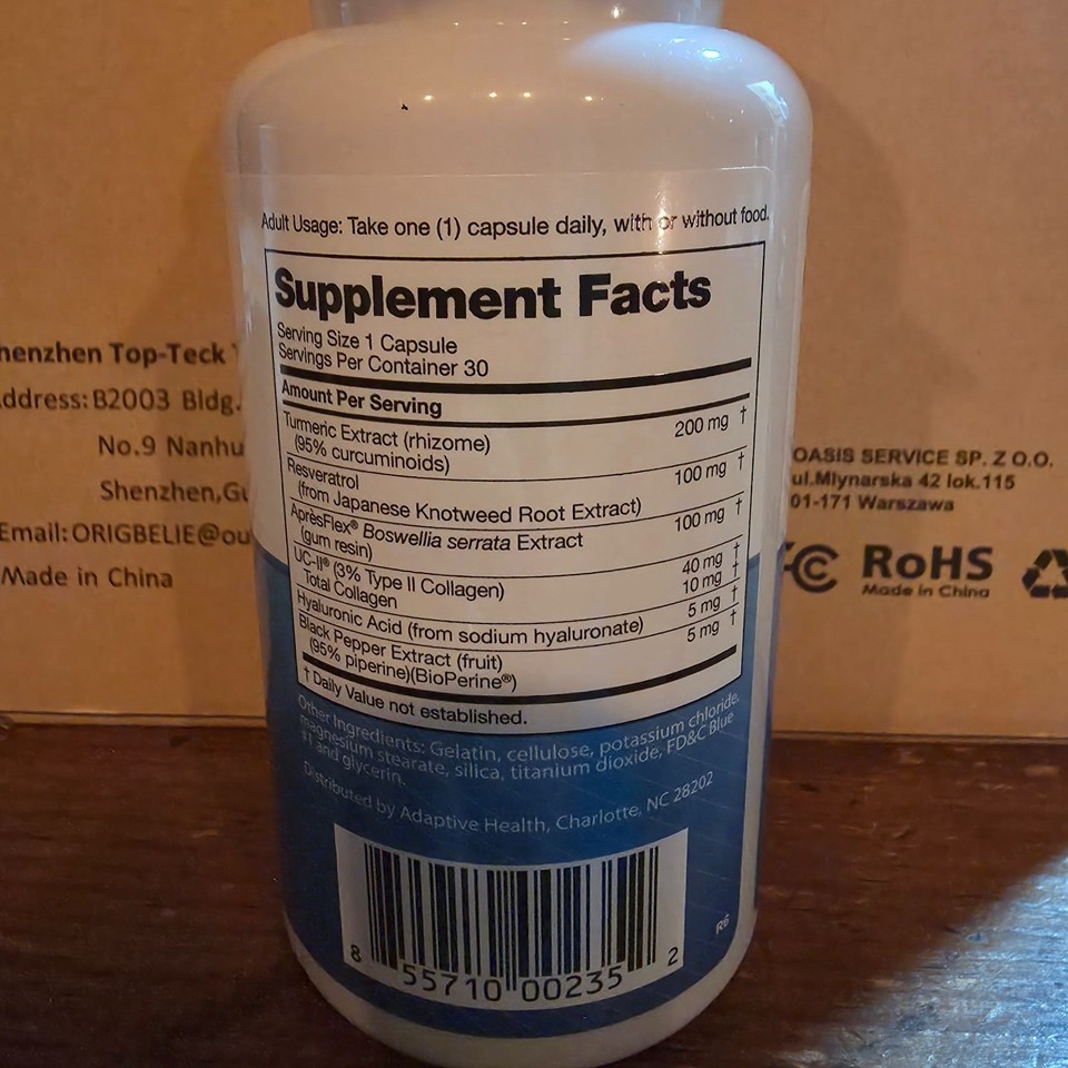 INSTAFLEX 30 CAPSULES JOINT SUPPORT Doctor Formulated New Exp 09/2026 ...