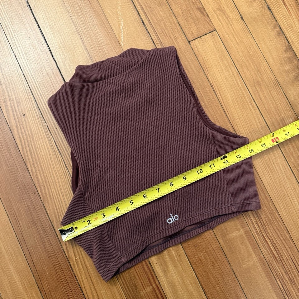 Alo Yoga Micro Waffle Comfort Tank Top Size Small | eBay
