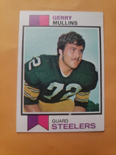 1973 TOPPS FOOTBALL GERRY MULLINS ROOKIE #191 STEELERS | eBay