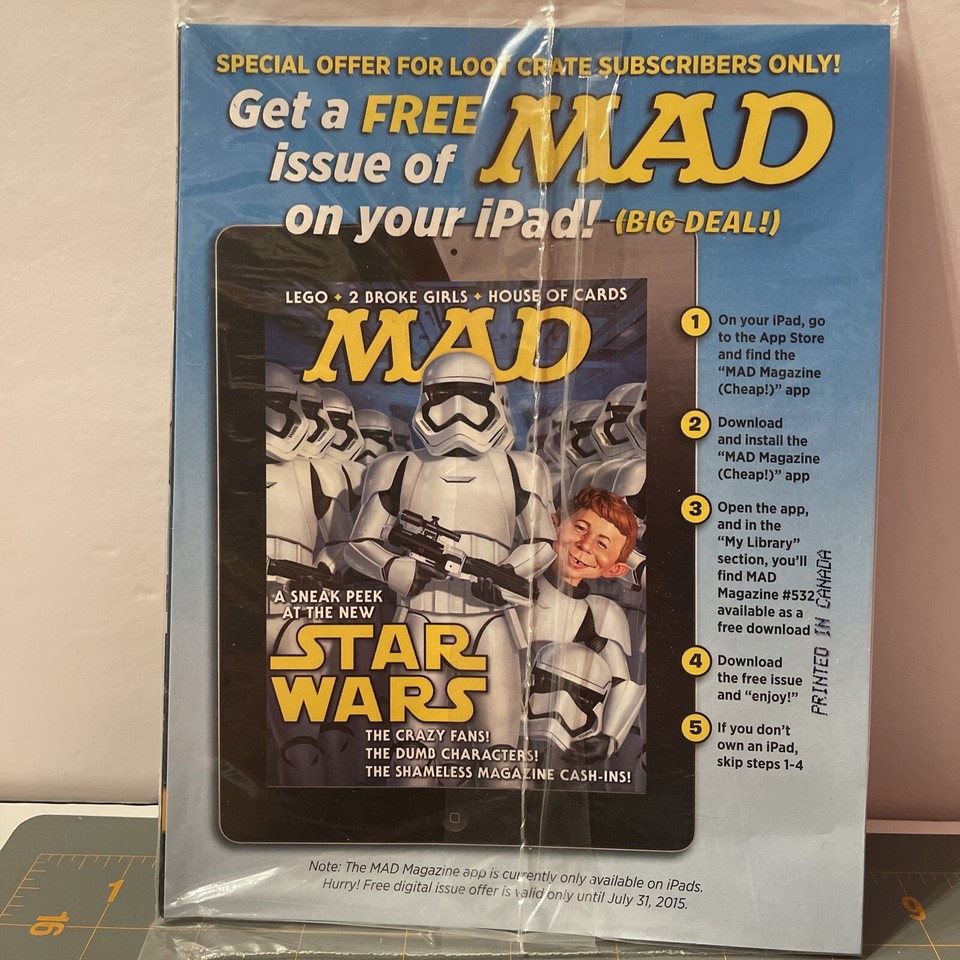 Loot Crate MAD Magazine UNITE THE STUPID | eBay