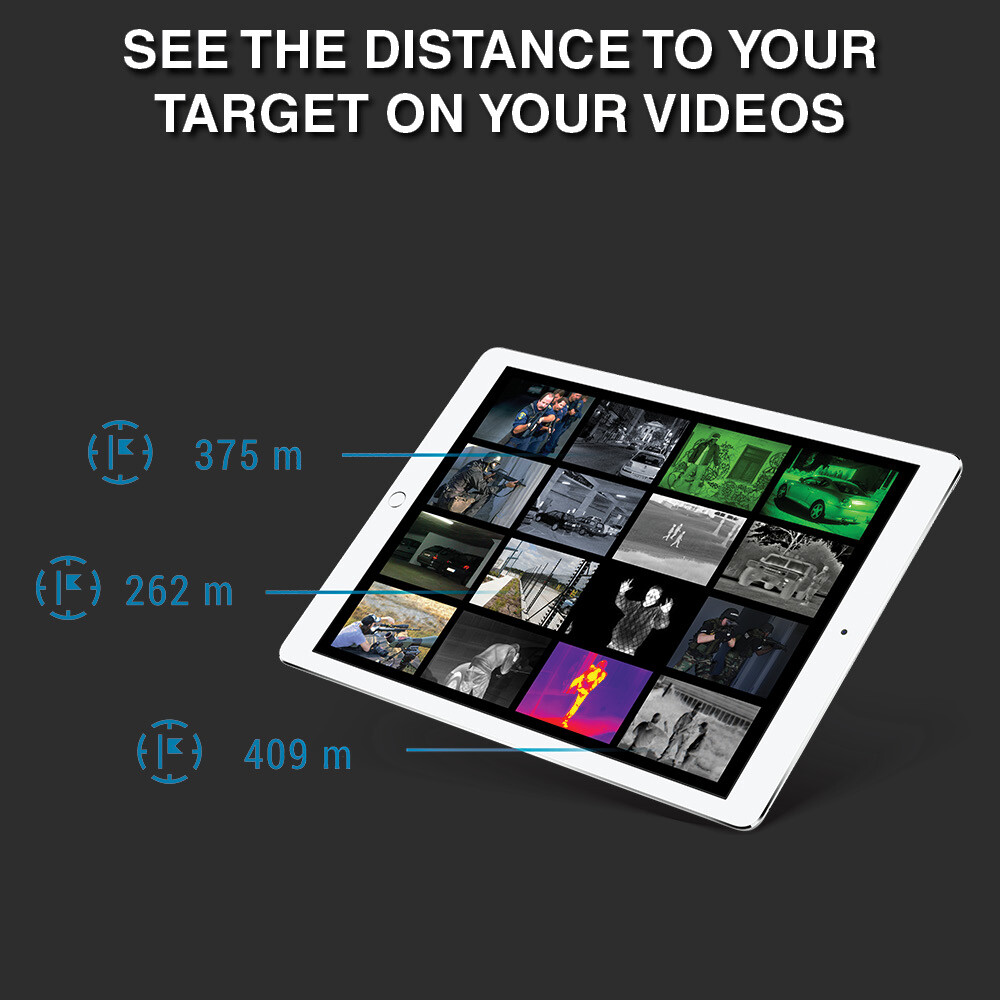 ATN Auxiliary Ballistic Laser Smart (ABL) 1000 Rangefinder with ...