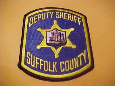 SUFFOLK COUNTY MASSACHUSETTS POLICE PATCH SHOULDER SIZE UNUSED | eBay
