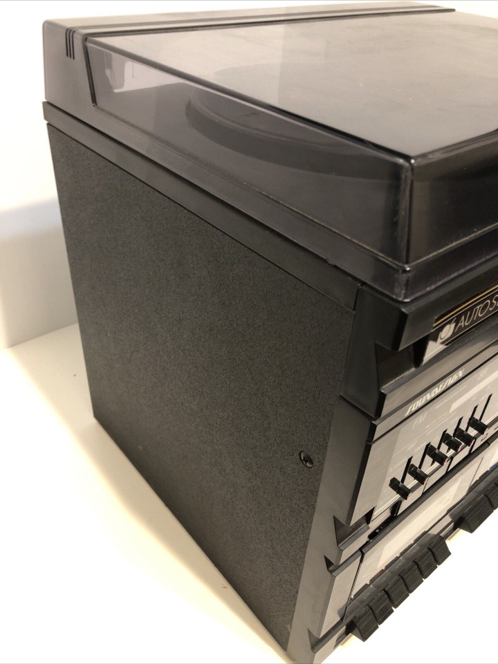 VTG SounDesign 6846 Dual Deck Stereo Receiver Cassette Radio Black ...