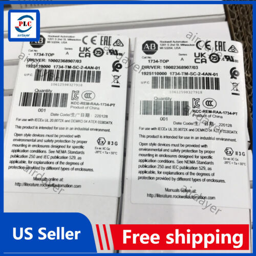 New Sealed 1734-TOP Allen Bradley POINT I/O Screw Terminal Base PLC ...