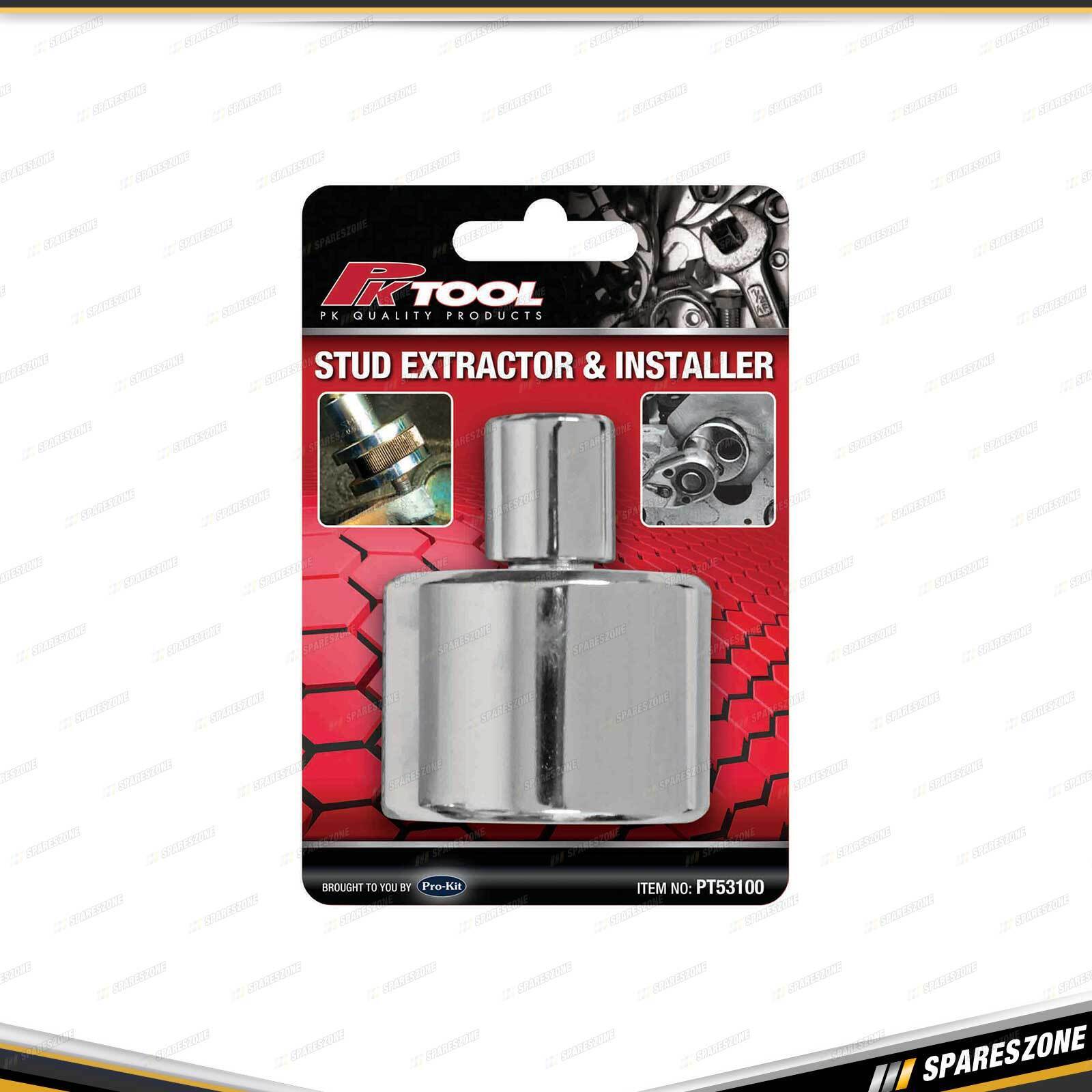 PK Tool Stud Extractor & Installer - Extracts Jammed Studs Knurled ...