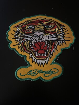 Ed Hardy Tiger Iron On Patch Embroidered Sewing Large | eBay