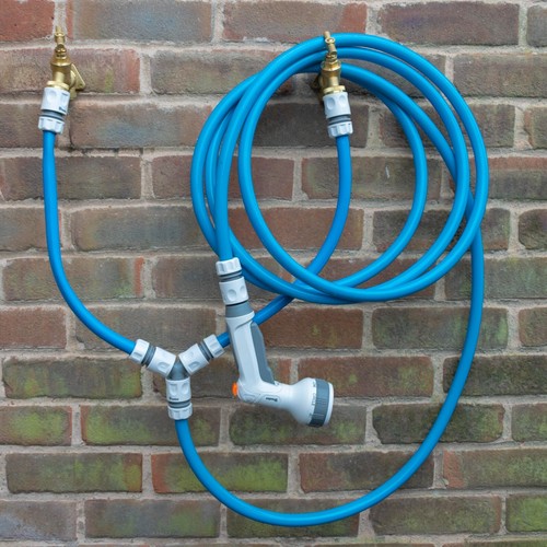 Dog Wash Outdoor Pet Bath Hose sprayer Cleaning Hot Cold Mixer Tap ...