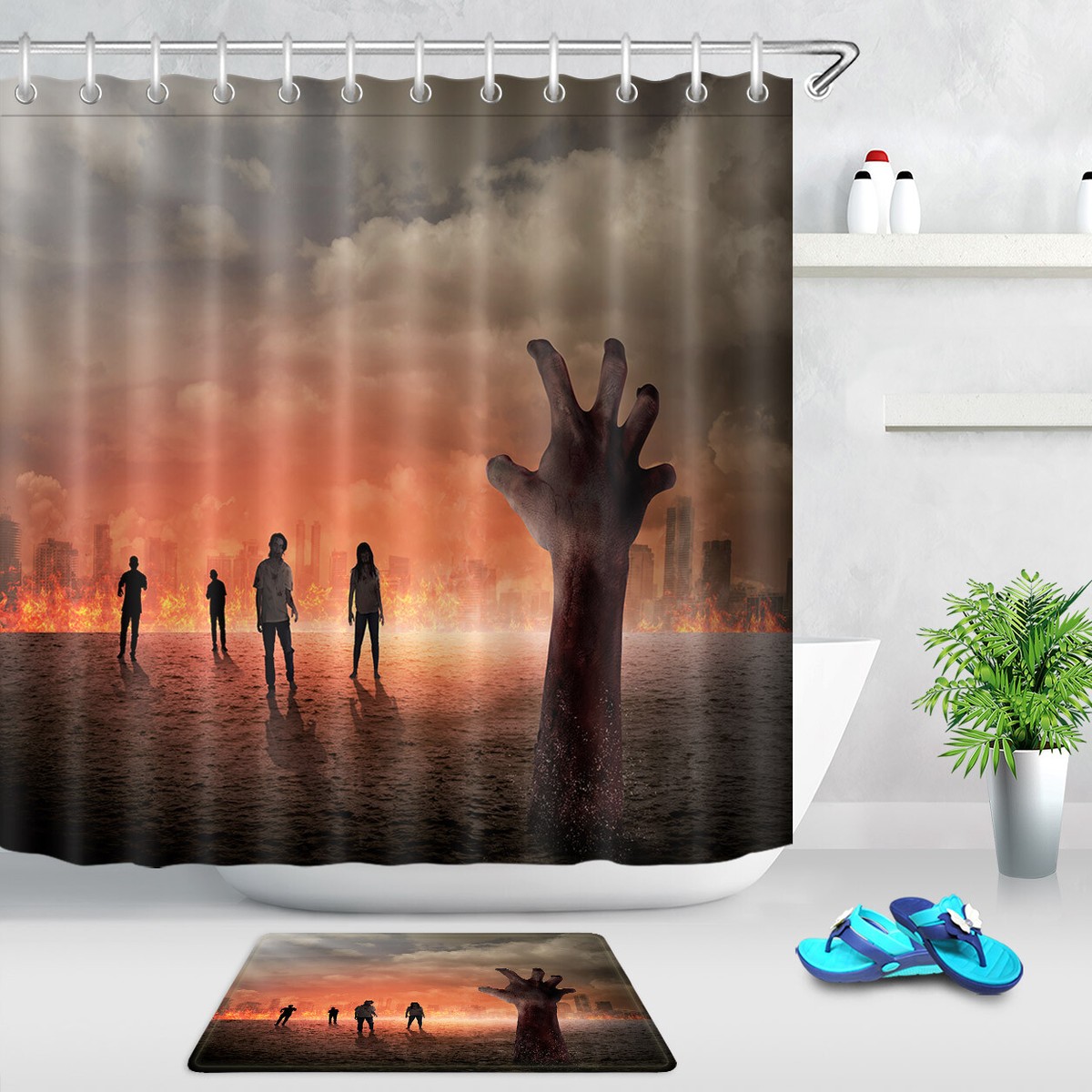 Zombie Bathroom Decor
