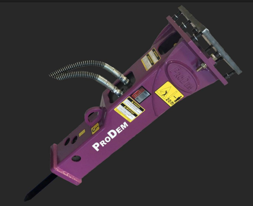 Prodem Hydraulic Hammer PRB030 1.5-4.5 Ton Breaker Pecker Demolition ...