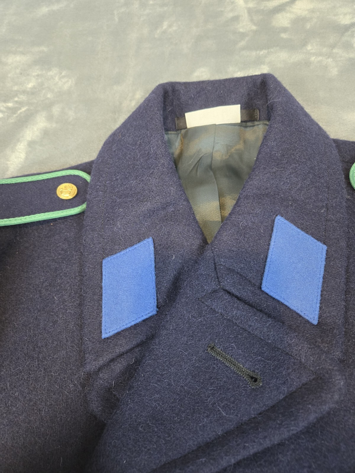 East German Navy Wool Uniform Tunic Jacket Pea Coat NVA DDR Original ...