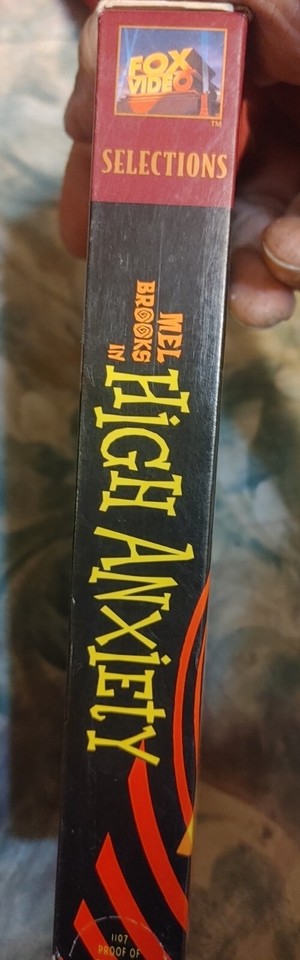 High Anxiety VHS Full Screen Psycho Comedy Mel Brooks 1997 Estate Item ...