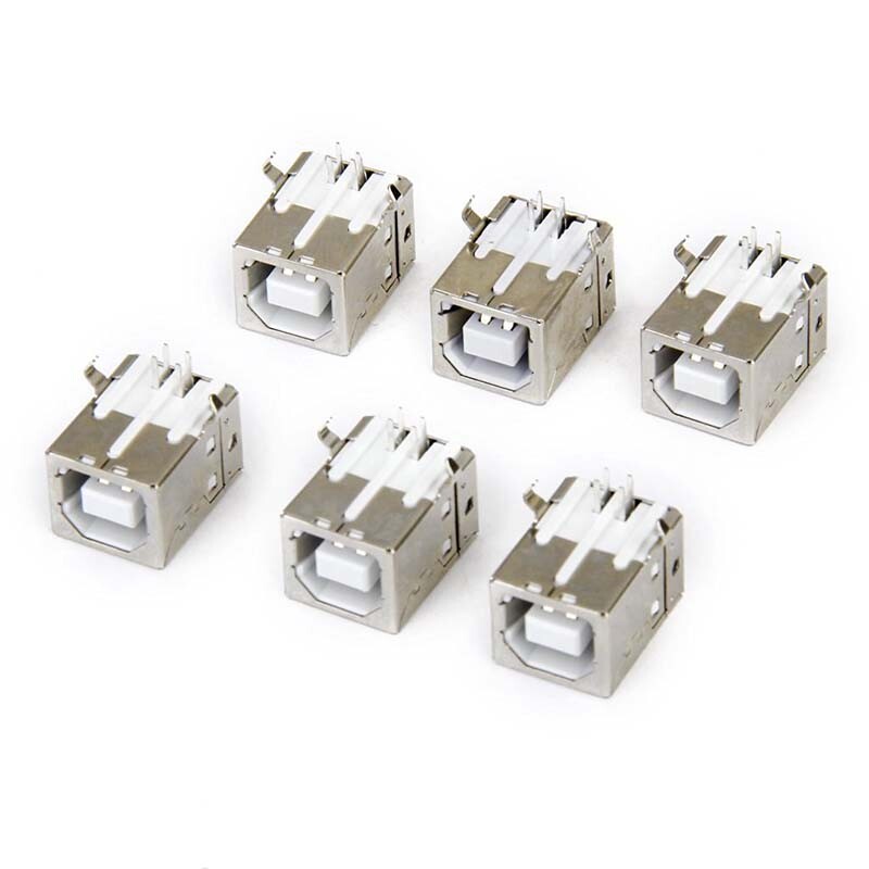 Lot 6pcs USB Port Female Type B Female Right Angle I7Z58179- | eBay