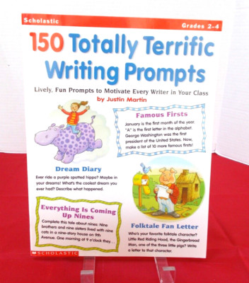 1999 Scholastic -"150 Totally Terrific Writing Prompts"Grades 2-4 | eBay