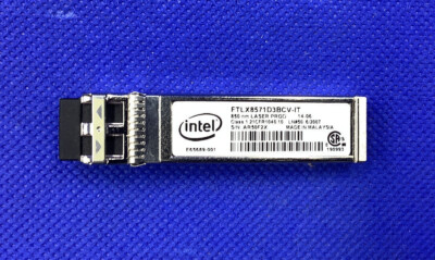 E10GSFPSR FTLX8571D3BCV-IT Intel 10G Ethernet SFP+ SR Pour X520 / X710 ...