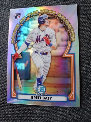 2023 Bowman ROY Favorites #ROYF-3 Brett Baty - New York Mets | eBay