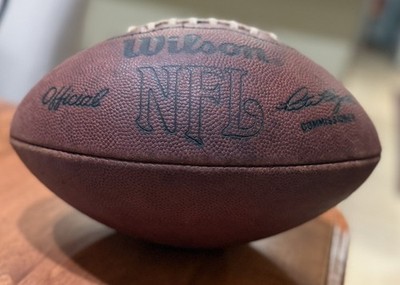 Vintage 1980s Official NFL Wilson Football Pete Rozelle Commissioner | eBay