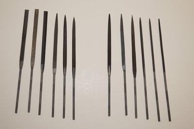 New Warrensville Watchmakers 12 Pc Swiss Pattern #0 Cut Needle File Set ...