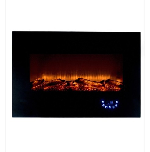 Beldray Corsica LED Mirror Wall Fire, Remote Control, Adjustable 1800W ...