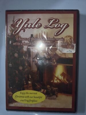 Yule Log (DVD) **New** Real Fire Burning On Your Tv Screen With 25 ...