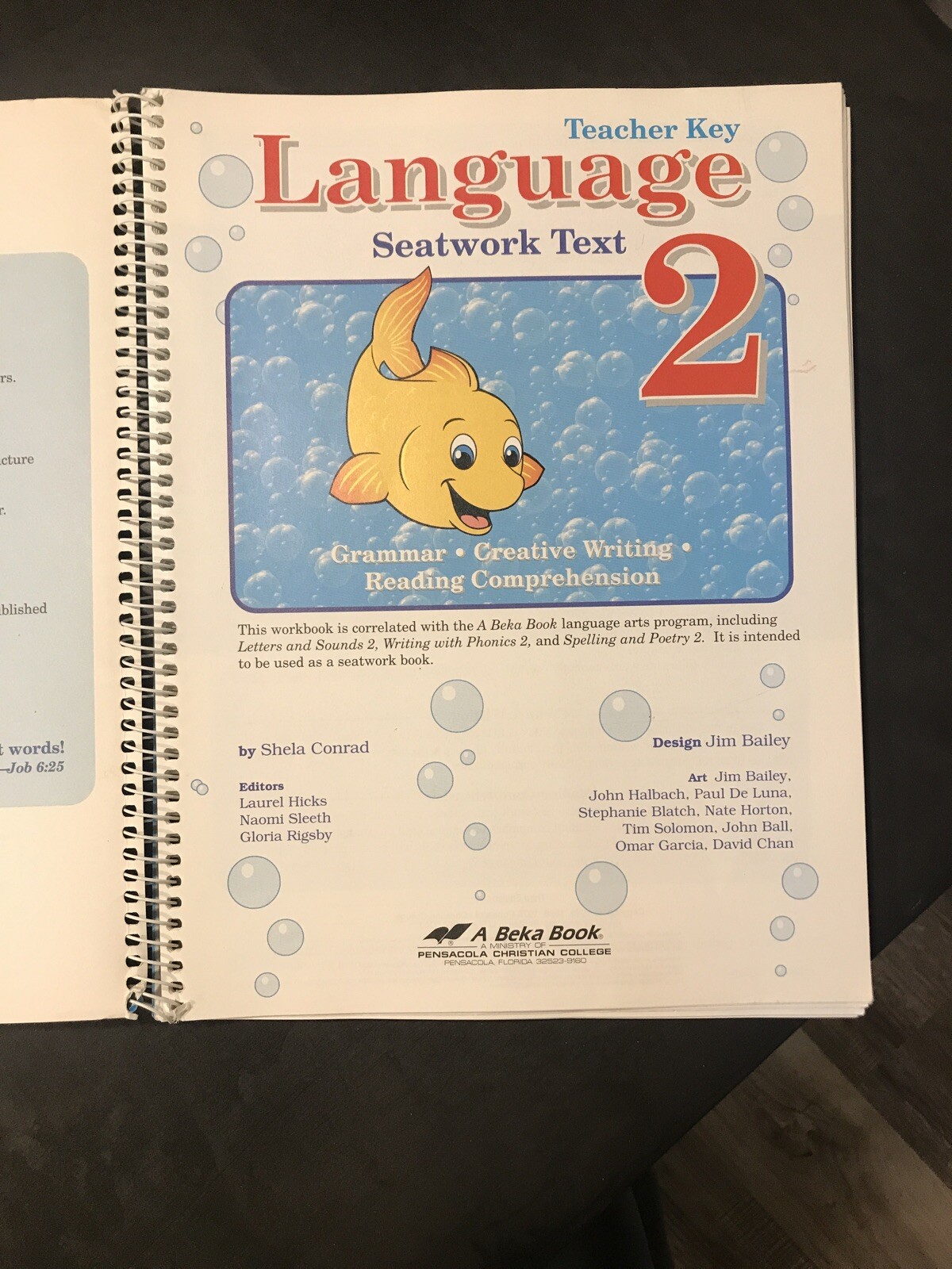 A Beka Abeka Language 2 Seatwork Text Teacher Key 3rd Edition, FREE ...