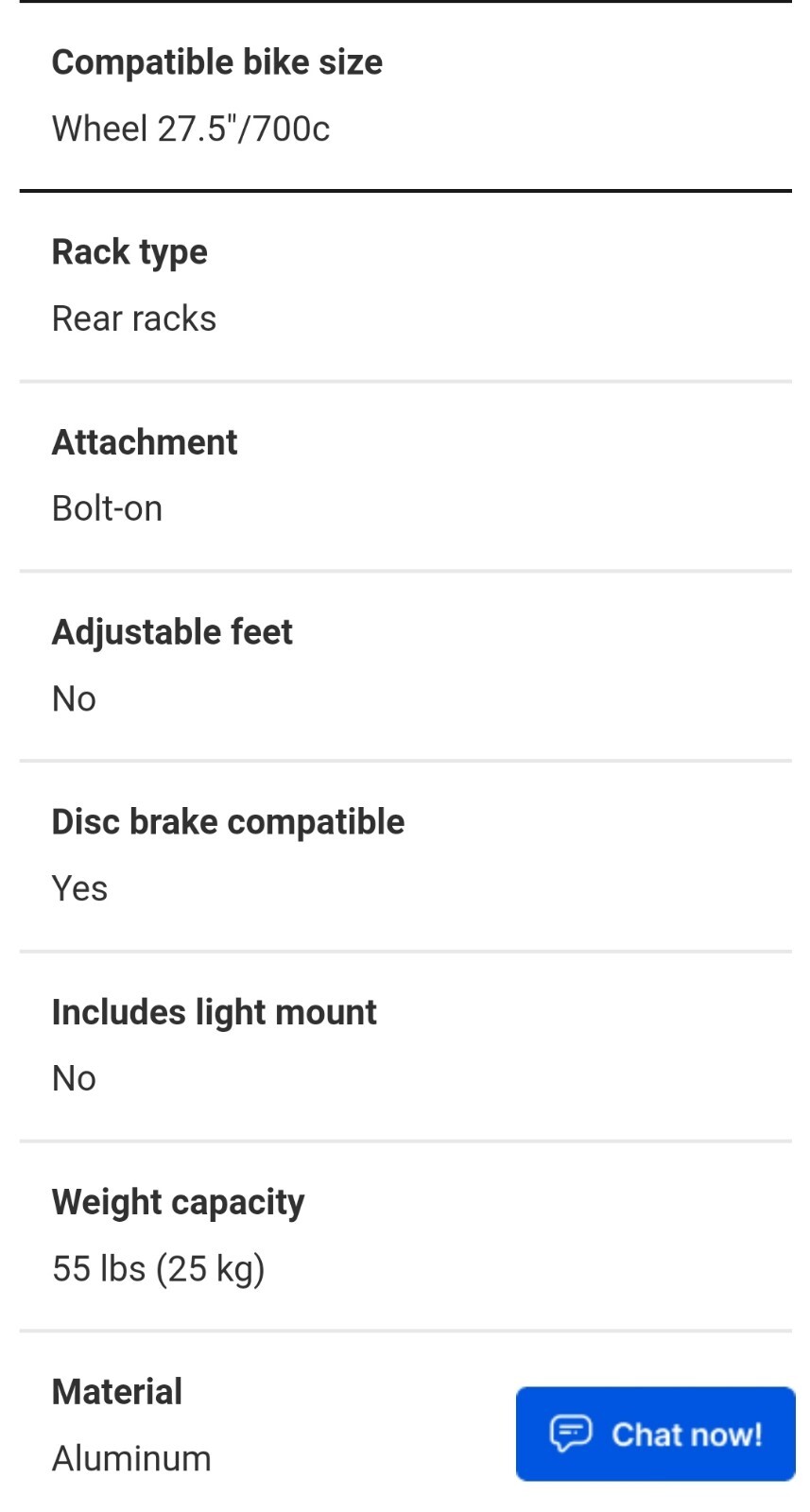 Trek-Diamant MIK Rear Rack for bicycle | eBay