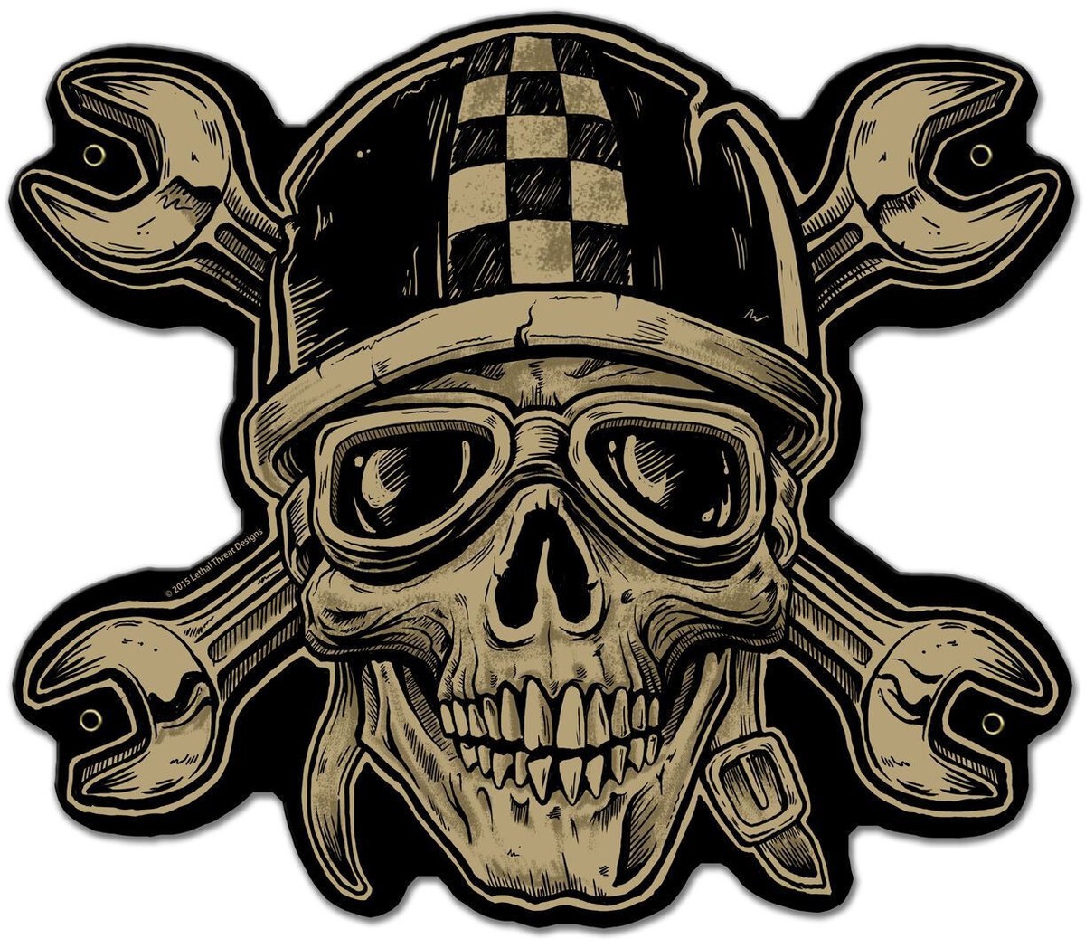 Skull And Cross Wrenches Skull Mechanic Svg || Mechanic Png || Crossed