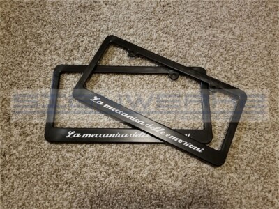 Alfa Romeo la meccanica delle emozioni License Plate Frames - Pair | eBay