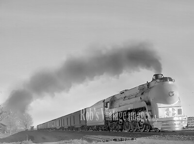 Santa Fe Steam Locomotive Blue Goose #3460 Photo Great Plains railroad ...