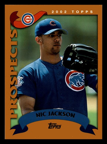2002 Topps Nic Jackson Chicago Cubs #324 Centered Mint | eBay