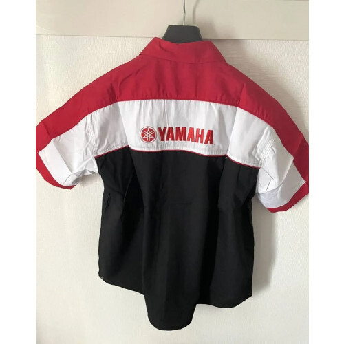 MotoGP RACING YAMAHA Racing Uniform Bike Wear Size M Black Red White ...
