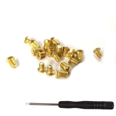 Phillips Flat Head Screws, Leather Accessories for DIY Belt small, gold ...