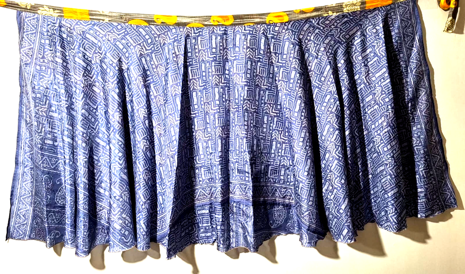 XL Vintage Sari Magic Wrap Skirts Multicolor Bohemian Hippie Skirt ...