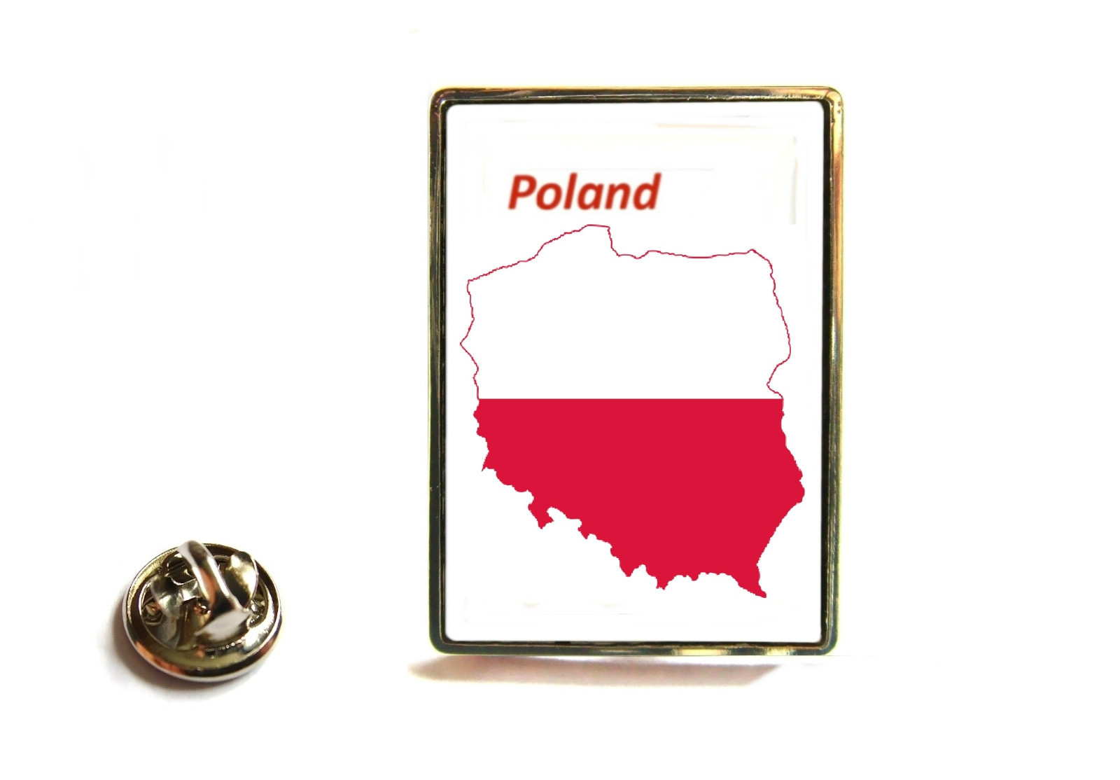 POLAND POLISH FLAG MAP LAPEL PIN BADGE TIE PIN GIFT | eBay
