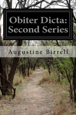Obiter Dicta: Second Series by Birrell New 9781499559637 Fast Free ...
