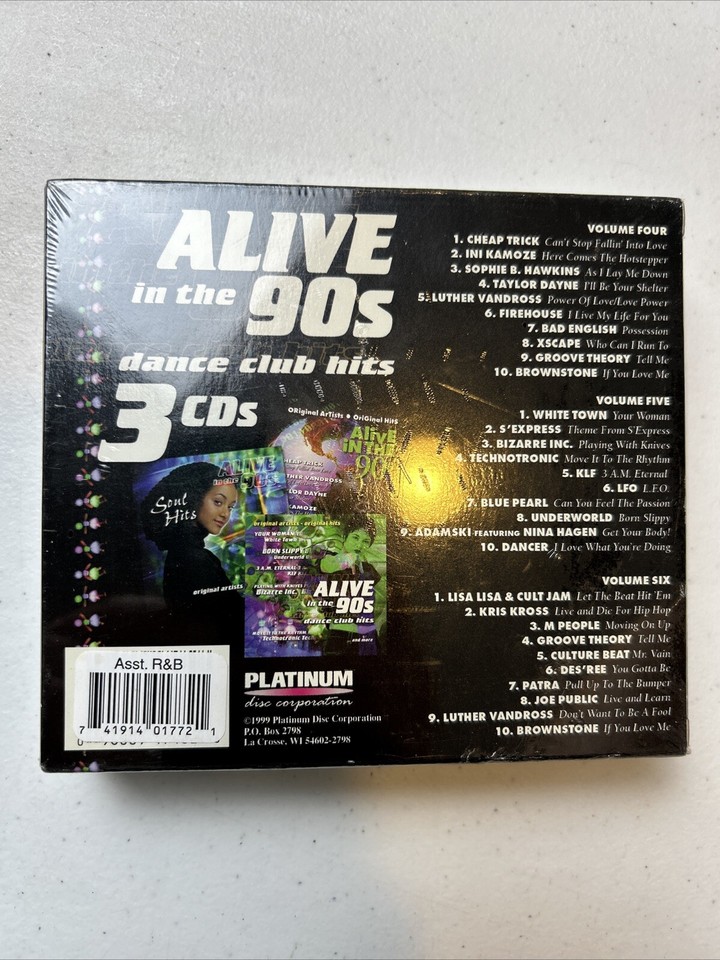 ALIVE IN THE 90S DANCE CLUB HITS VOL. 4, 5 & 6 by VARIOUS ARTISTS (3 ...