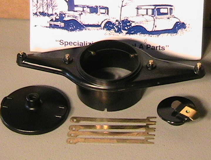 1928-1931 Model A Ford Distributor Cap, Body with Brass Contacts, Rotor ...