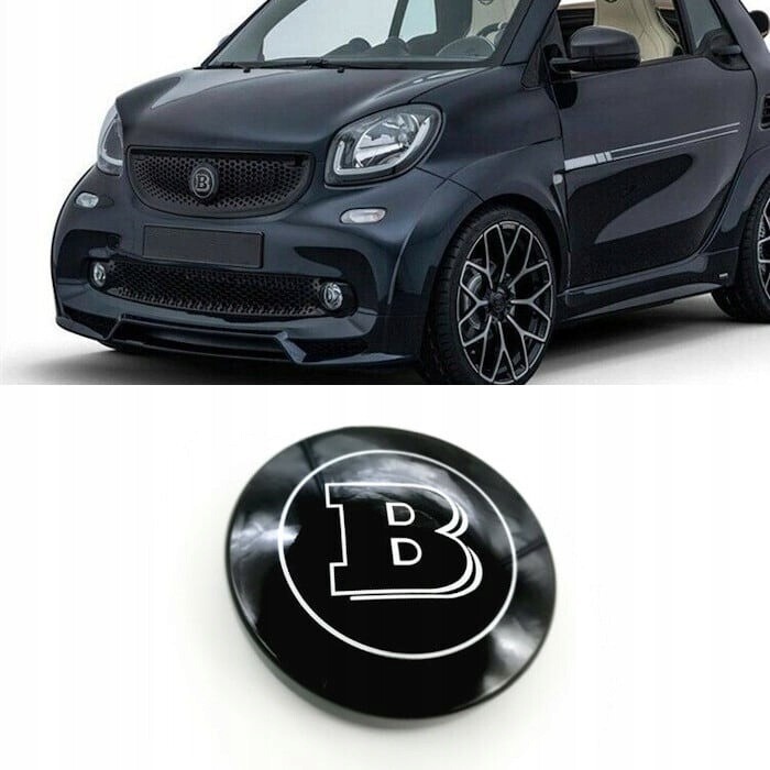 Logo Stemma Griglia Anteriore per Smart Brabus 453 ULTIMATE Fortwo ...