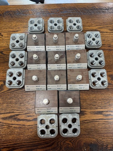 Dillon Precision 550 Lot of 11 Tool Heads with Stands OEM Reloading Die ...