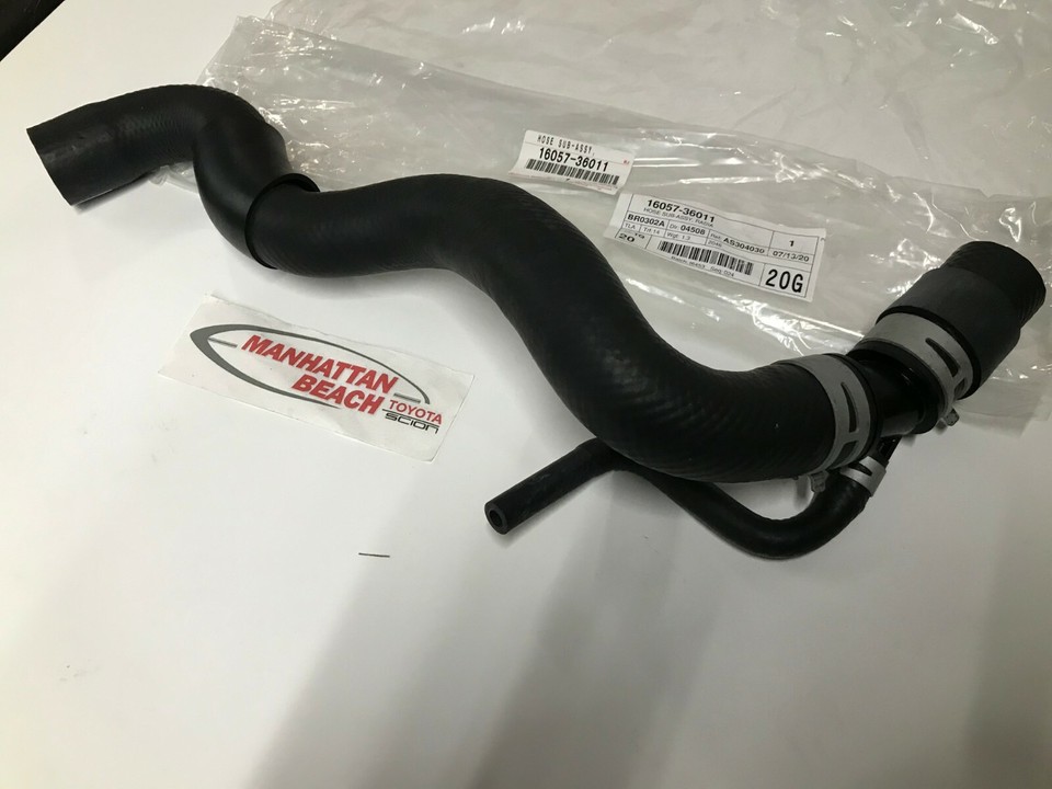 09-12 TOYOTA RAV4 2.5L JPP UPPER RADIATOR HOSE 16057-36011 GENUINE ...