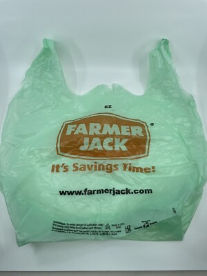 Vintage Plastic Farmer Jack Grocery Bag | eBay