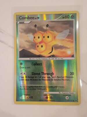Combee 71/127 Reverse Holo Platinum Base Set Pokémon TCG Card - LP/NM ...