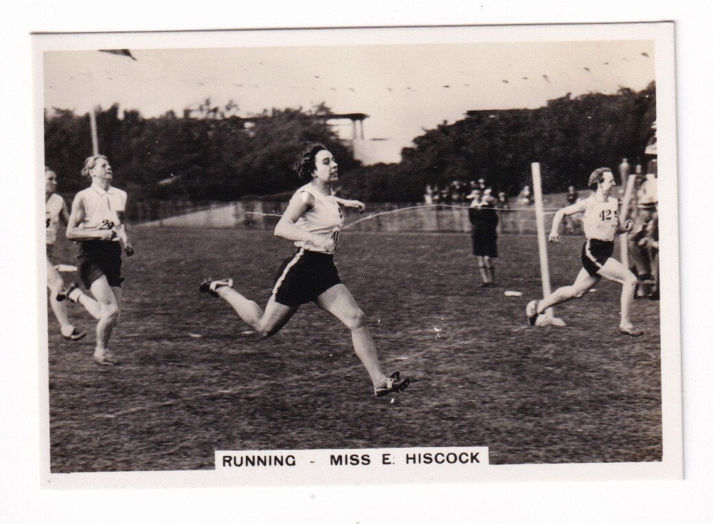 EILEEN HISCOCK Vintage 1936 Trade Card MEDALIST 1932 & 1936 Olympics | eBay