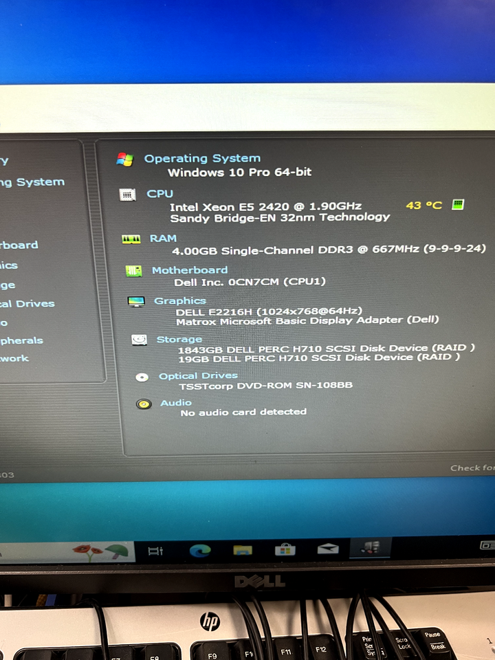 Dell KACE K1100S Intel Xeon E5-2420 1.9GHZ, 4GB, 2x 2TB HDA Tested | eBay