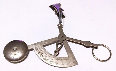 RARE VINTAGE METAL POST OFFICE HAND HELD LETTER SCALE | eBay