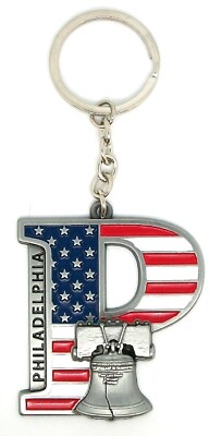 Philadelphia Pennsylvania P Metal Key Chain | eBay
