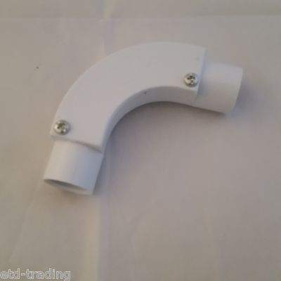 20MM PVC INSPECTION BEND WHITE VARIOUS QTYS AVAIALABLE BRAND NEW PIB20W ...