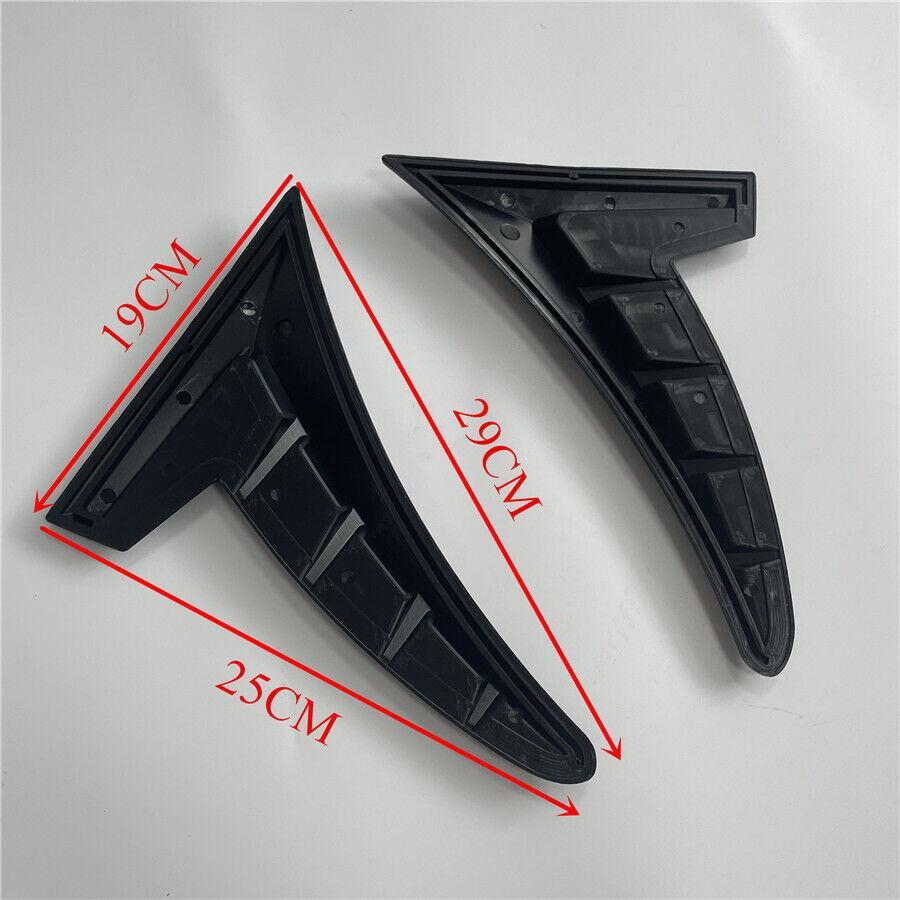 2PCS Side Wing Vent Cover Carbon Fiber Look Car Air Flow Fender Decor ...
