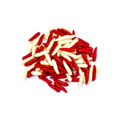 ARTIFICIAL SOFT POP- UP MAGGOTS - IMITATION BAIT FOR CARP FISHING RIGS ...