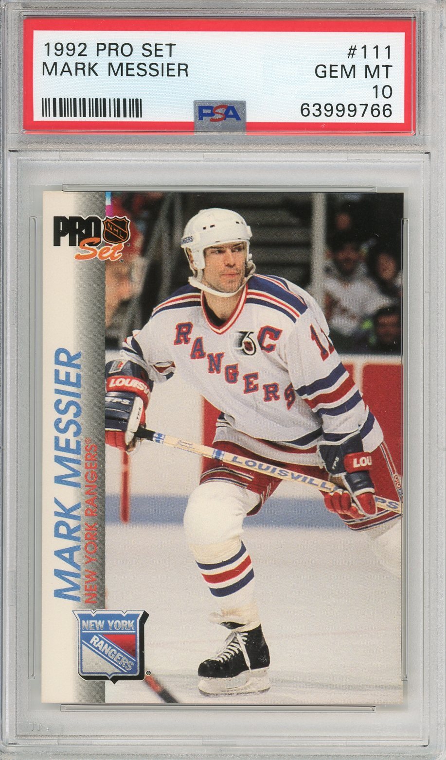 1992 Pro Set Mark Messier #111 PSA 10 Pop 1 | eBay