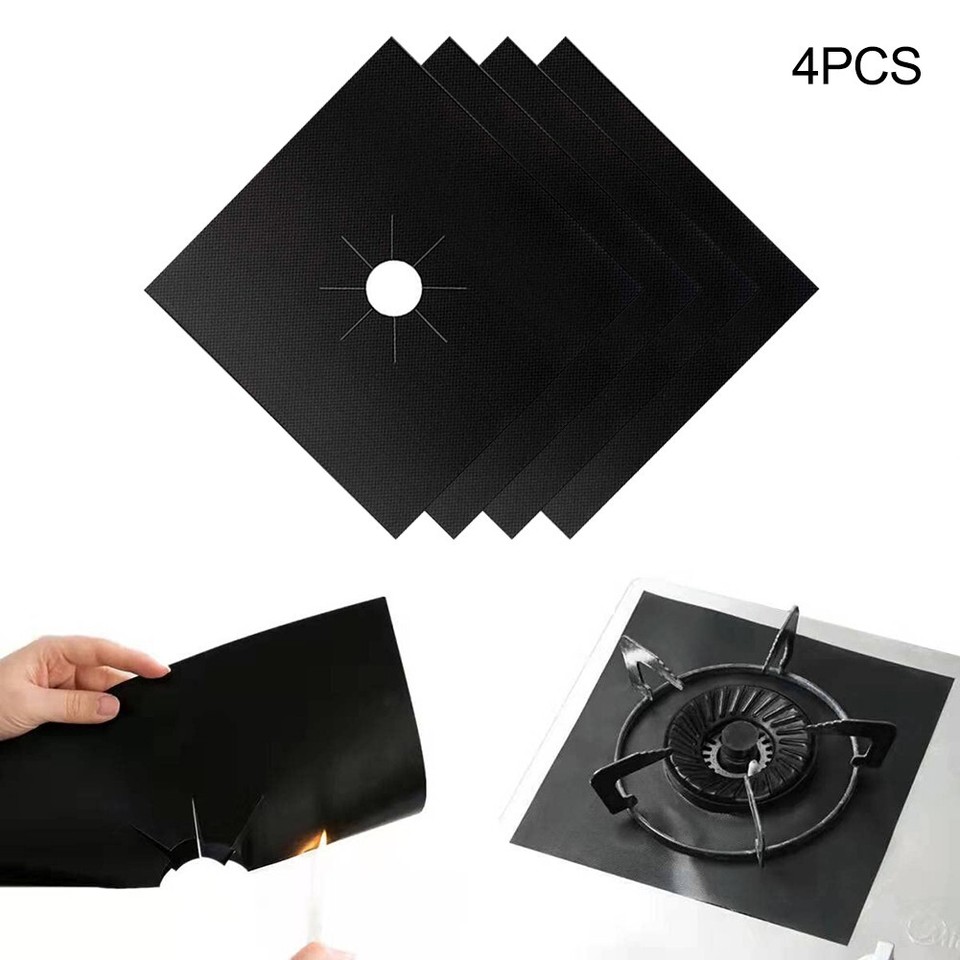 Reusable Gas Mat Non Stick Gas Range Protector Covers Easy to Clean ...